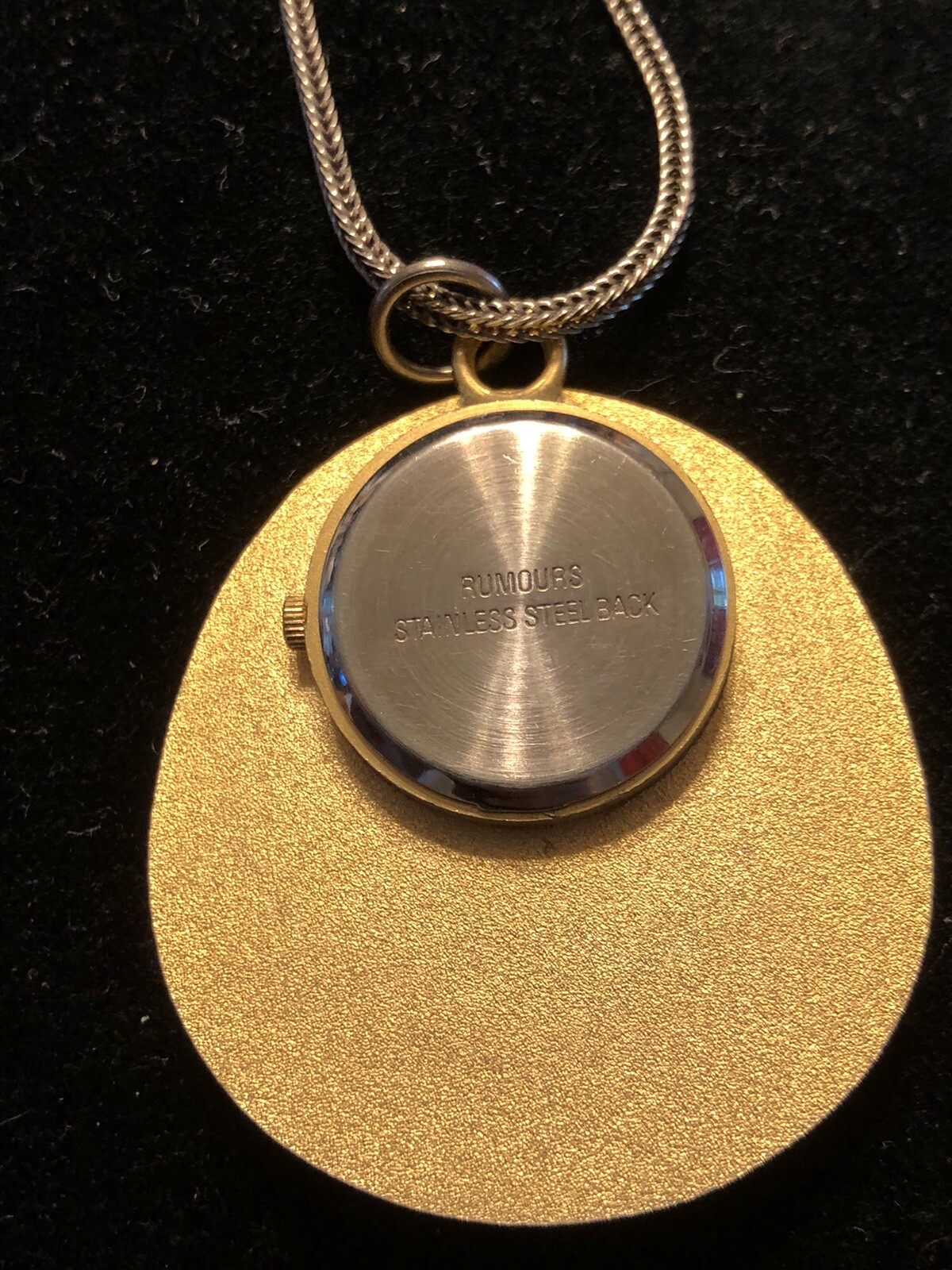 Vintage Rumours Quartz Art Deco Watch Pendant Necklac… - Gem