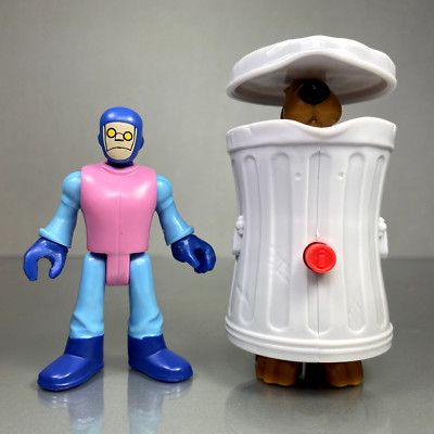 Imaginext Scooby-Doo Adventures FUNLAND ROBOT & GARBAGE CAN SCOOB ...
