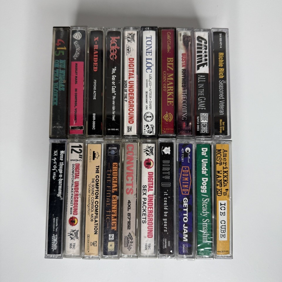 Lot of 20 Rap Cassette Tapes | eBay