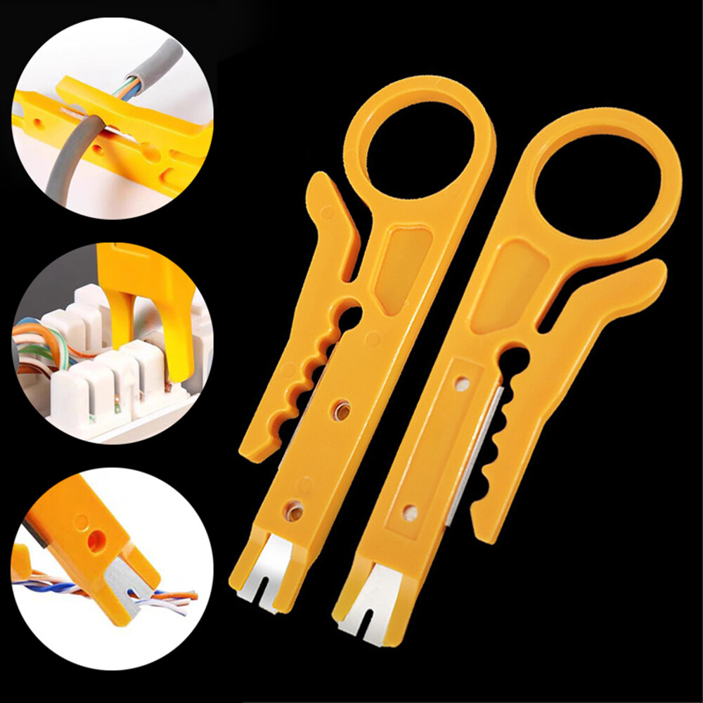 ⊱Punchdown Wire Cutter Stripper For Silicone Cable High Quality Yellow ...