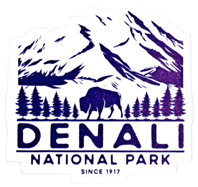 ⫸ DENALI NATIONAL PARK NP ALASKA AK Durable Vinyl Sticker Decal R17 ...