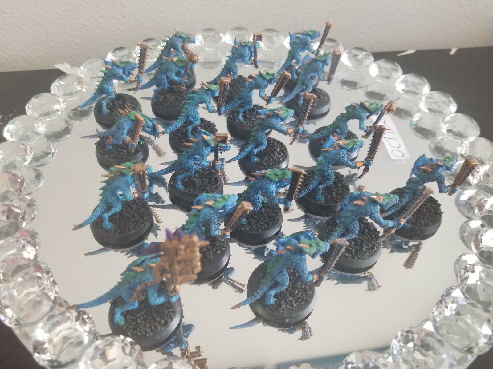 Warhammer Fantasy AOS Lizardmen Seraphon Saurus Warriors x20 Painted ...