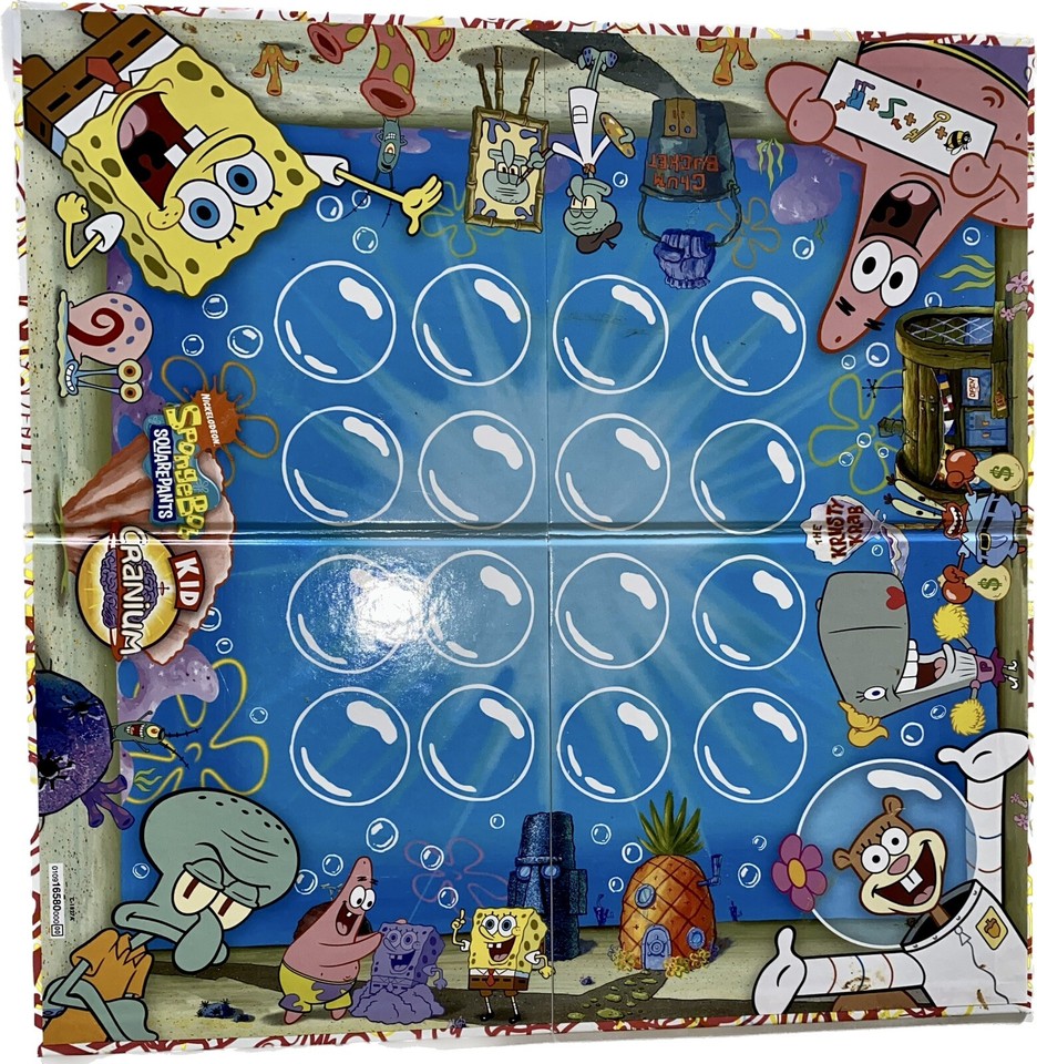 Kid Cranium Nickelodeon Spongebob Squarepants Hasbro Board Game ...