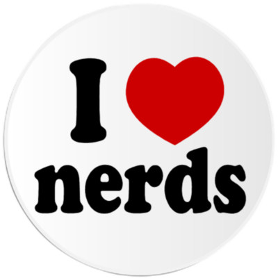 I Love Nerds - Circle Sticker Decal 3 Inch - Nerdy | eBay