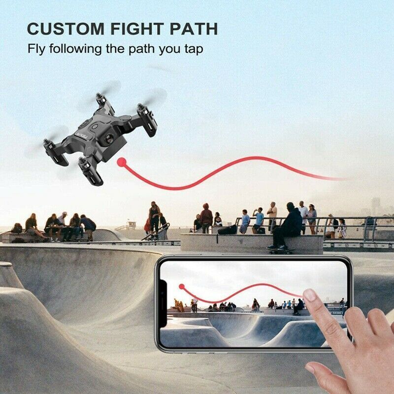 Mini Drone 4DRC-V2 Selfie WIFI FPV With HD Camera Folda UK Stock UN0T3 ...
