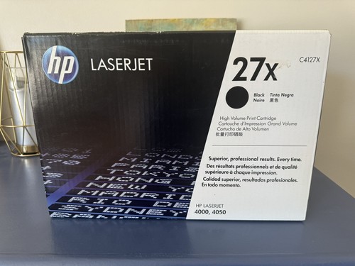 HP 27X Black Toner Cartidge - C4127X New Sealed | eBay