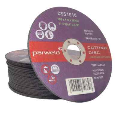 115mm x 1mm Metal Slitting Discs - Parweld Stainless Slitting Disc ...