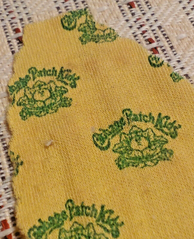 Vintage Cabbage Patch Kids Mini Doll Figure Accessory - Yellow Blanket ...