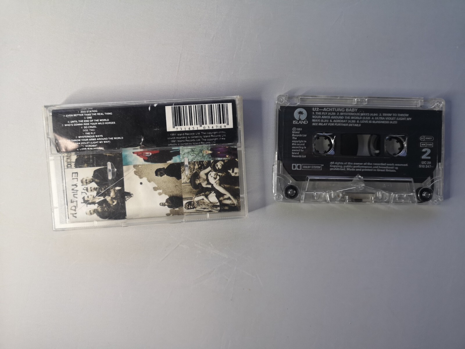 Achtung Baby by U2 (Cassette, 1991) for sale online | eBay
