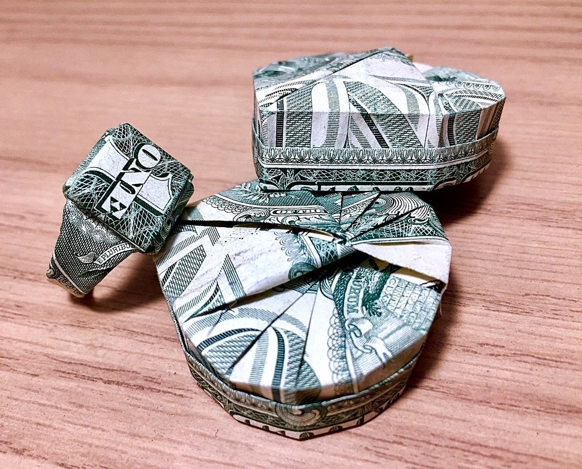 Origami Ring From Money Dollar Bill Origami Ring: Easy 10 Steps | The