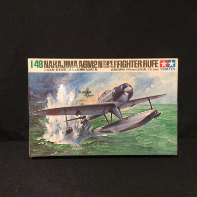 Vintage Tamiya NakaJima A6M2N Type 2 Fighter Rufe Float Plane 1/48 ...