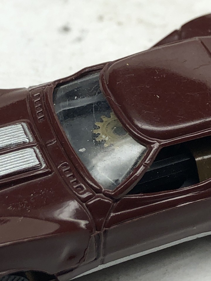 Aurora Thunderjet T Jet Mako Shark, #1380 RARE BROWN HO Slot Car and ...