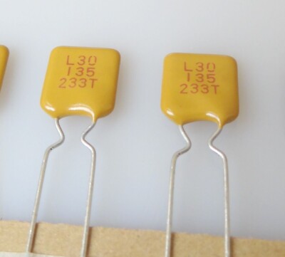 Polyfuse, PTC resettable fuses, various trip currents, Select from ...