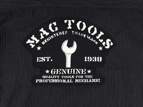 Mac Tools Official Mechanic Workshop Black Stripe Genuine Button Shirt ...