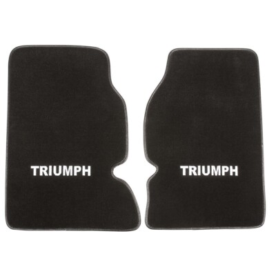 New Set Carpet Floor Mats Triumph TR4 TR4A TR250 TR6 Triumph Logo Ultra ...