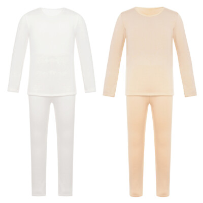 Kids Girl's Pajamas Set Gymnastics Sleepwear Long Sleeve Top With Pants ...