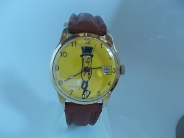 Vintage Swiss Made Mr. Peanut Watch in Good Working C1 for sale online ...