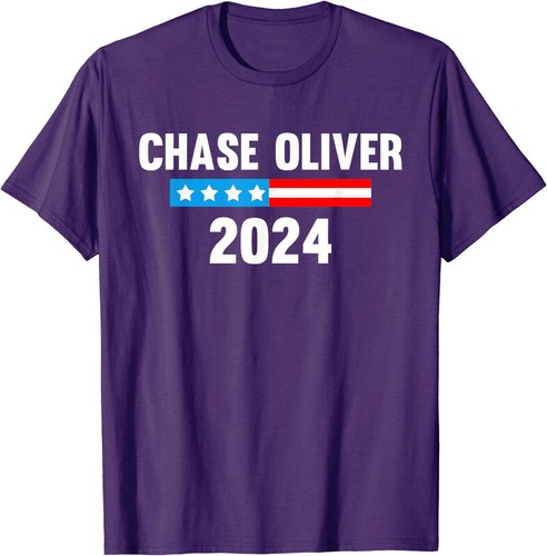 Chase Oliver For President US Elections 2024 Unisex T-Shirt | eBay