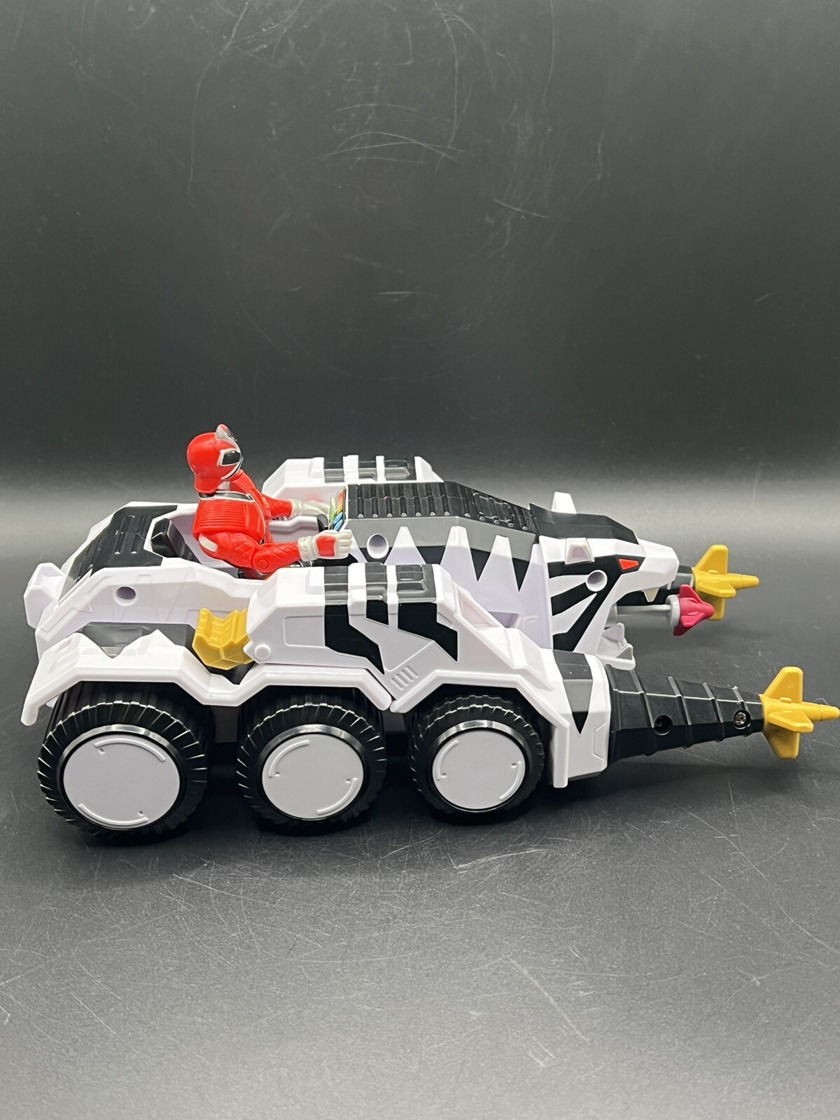 Vtg Power Rangers Samurai Tiger Tank Super Samurai Fire Red Ranger Toy ...