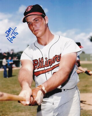 JIM HUTTO BALTIMORE ORIOLES ACTION SIGNED 8x10 | eBay
