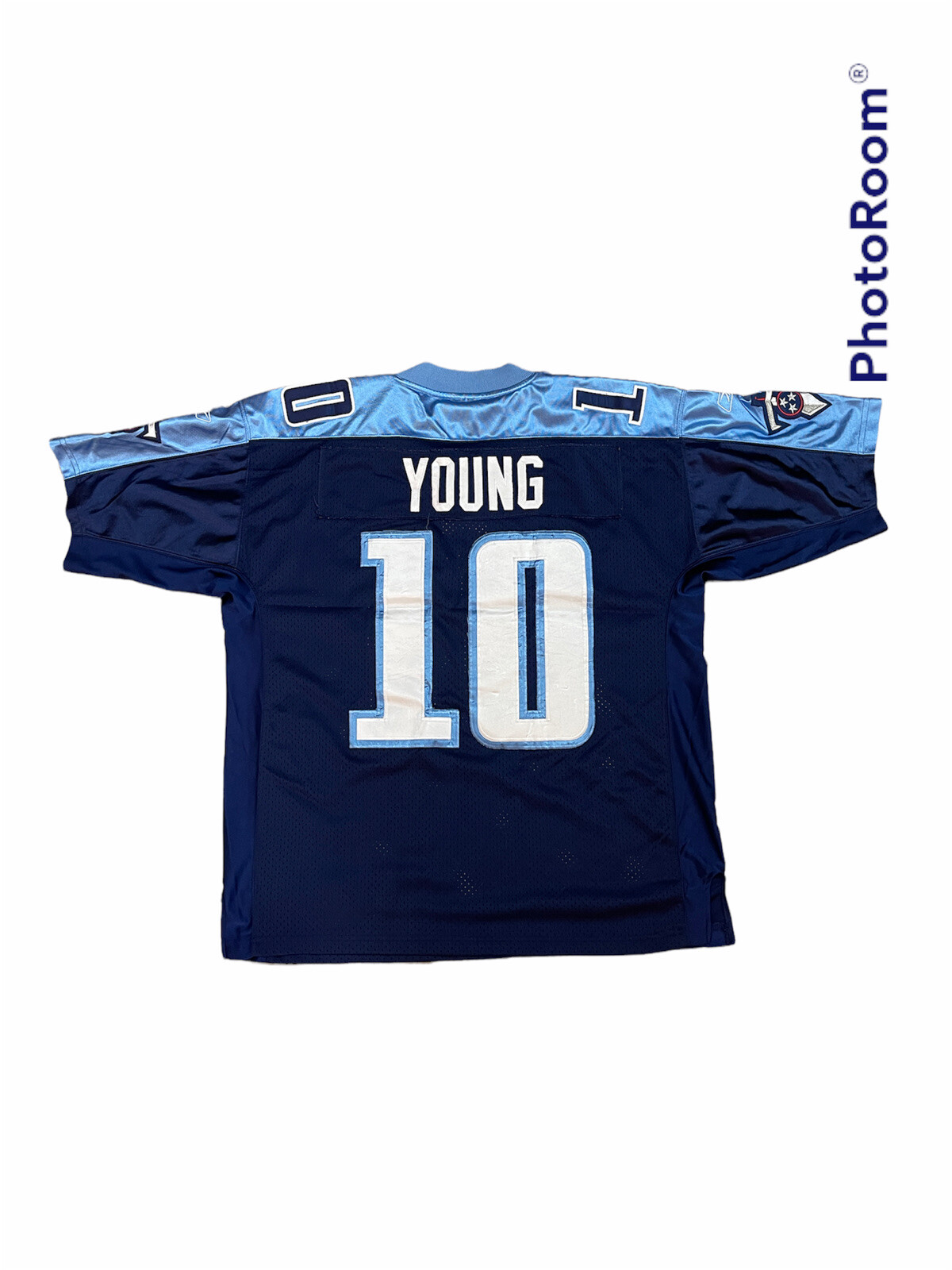 Reebok Tennessee Titans NFL Football Vince Young #10 Sewn Jersey Blue ...
