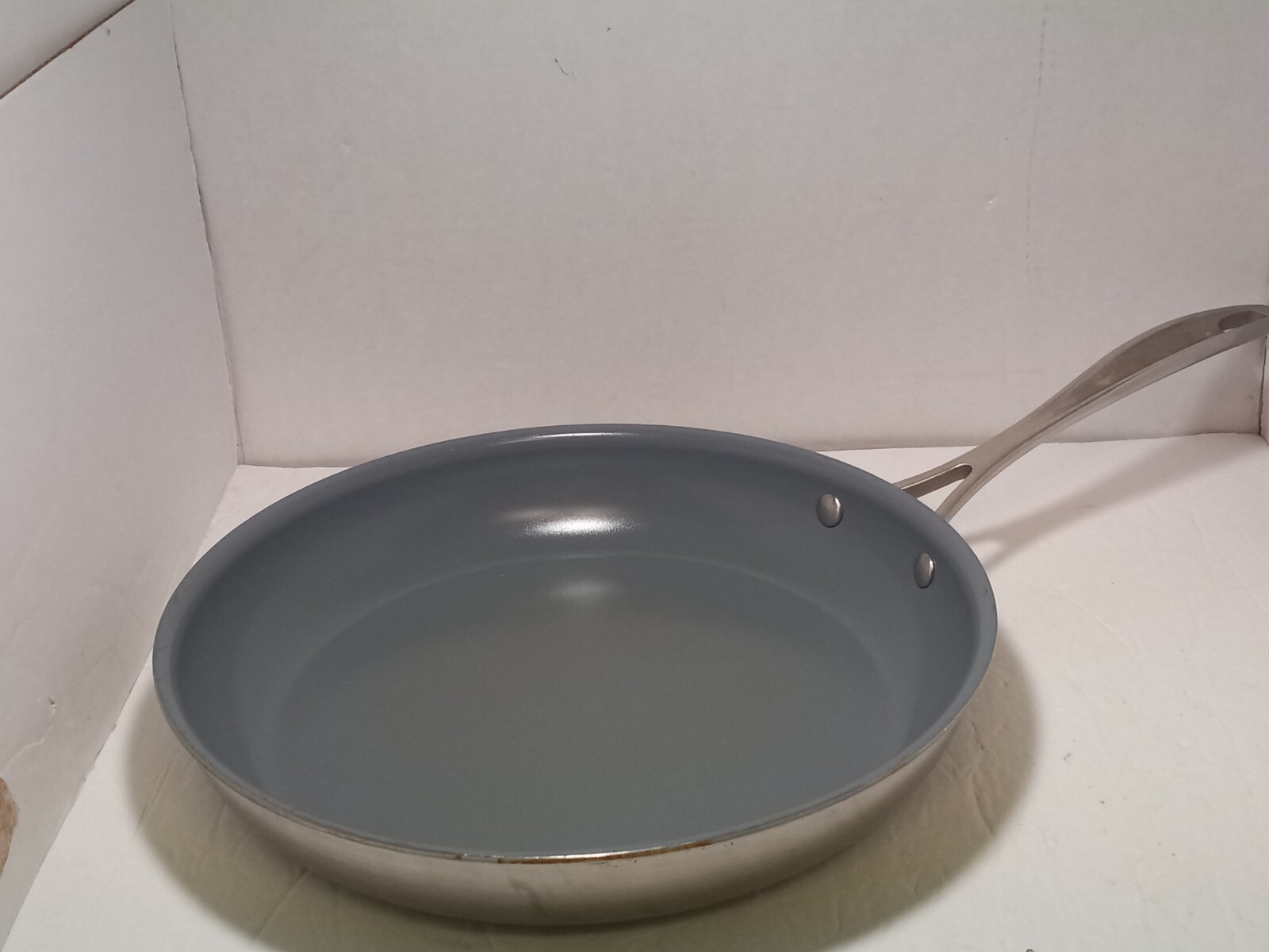 Zwilling JA Henckels 12" Skillet Pan Stainless 3 Ply Gas Induction ...