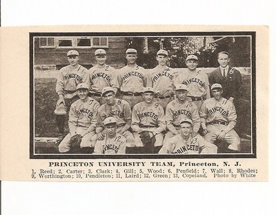 Princeton Tigers University New Jersey 1913 Baseball Team Picture RARE ...