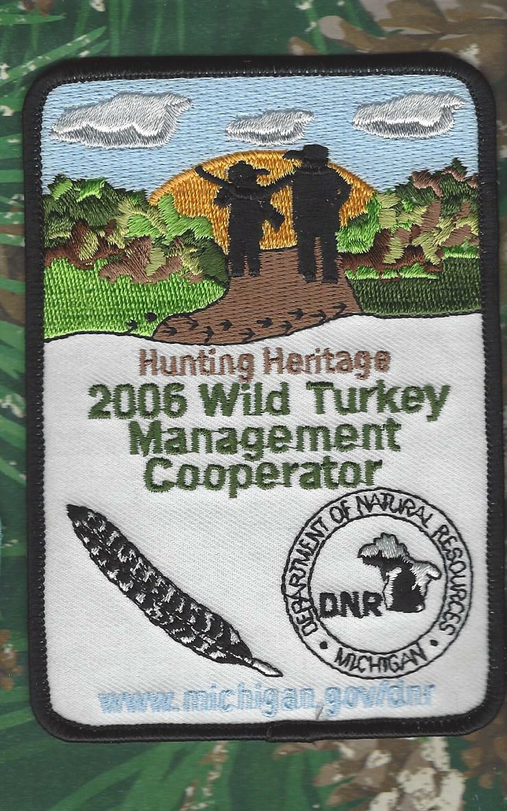 '06 ORIGINAL MICHIGAN DNR SUCCESSFUL TURKEY HUNTING PATCH | eBay