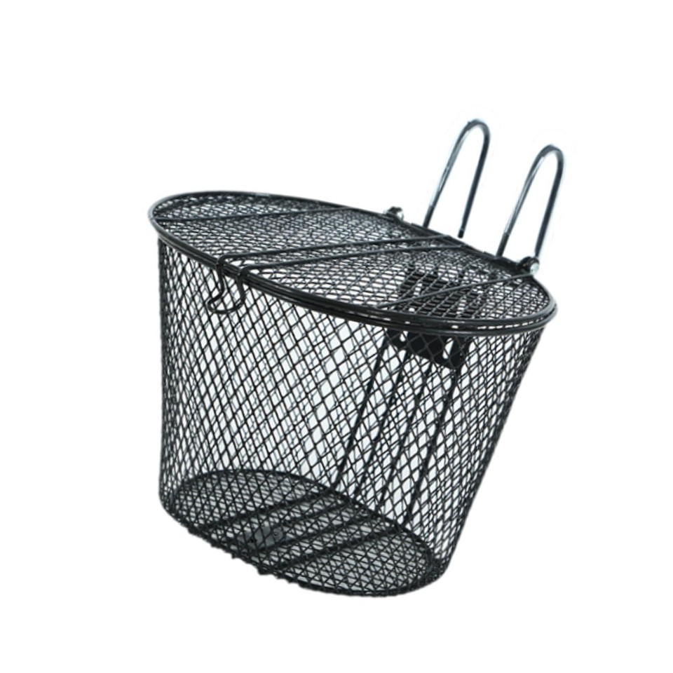 Front Bike Basket with Lid for Mountain Road Bikes Adult Bikes Kids ...