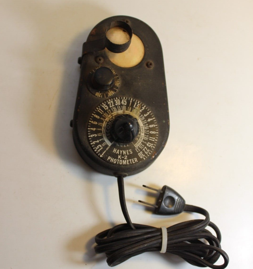 Vintage Haynes K-2 Photometer Camera Equipment | eBay