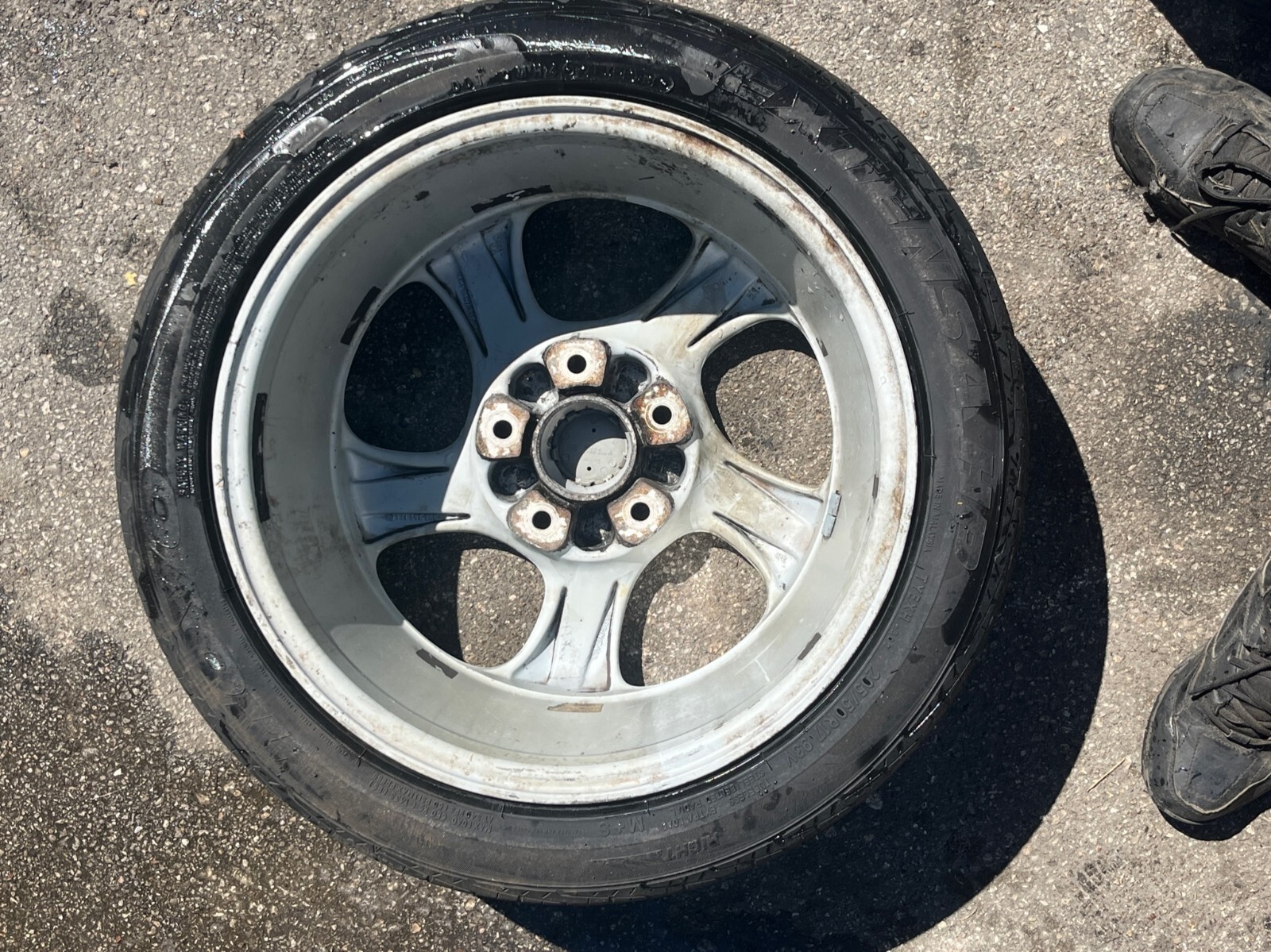 Porsche 911 996 986 Boxster 17" Twist Alloy Wheel/Tire Rim Set of 4 ...