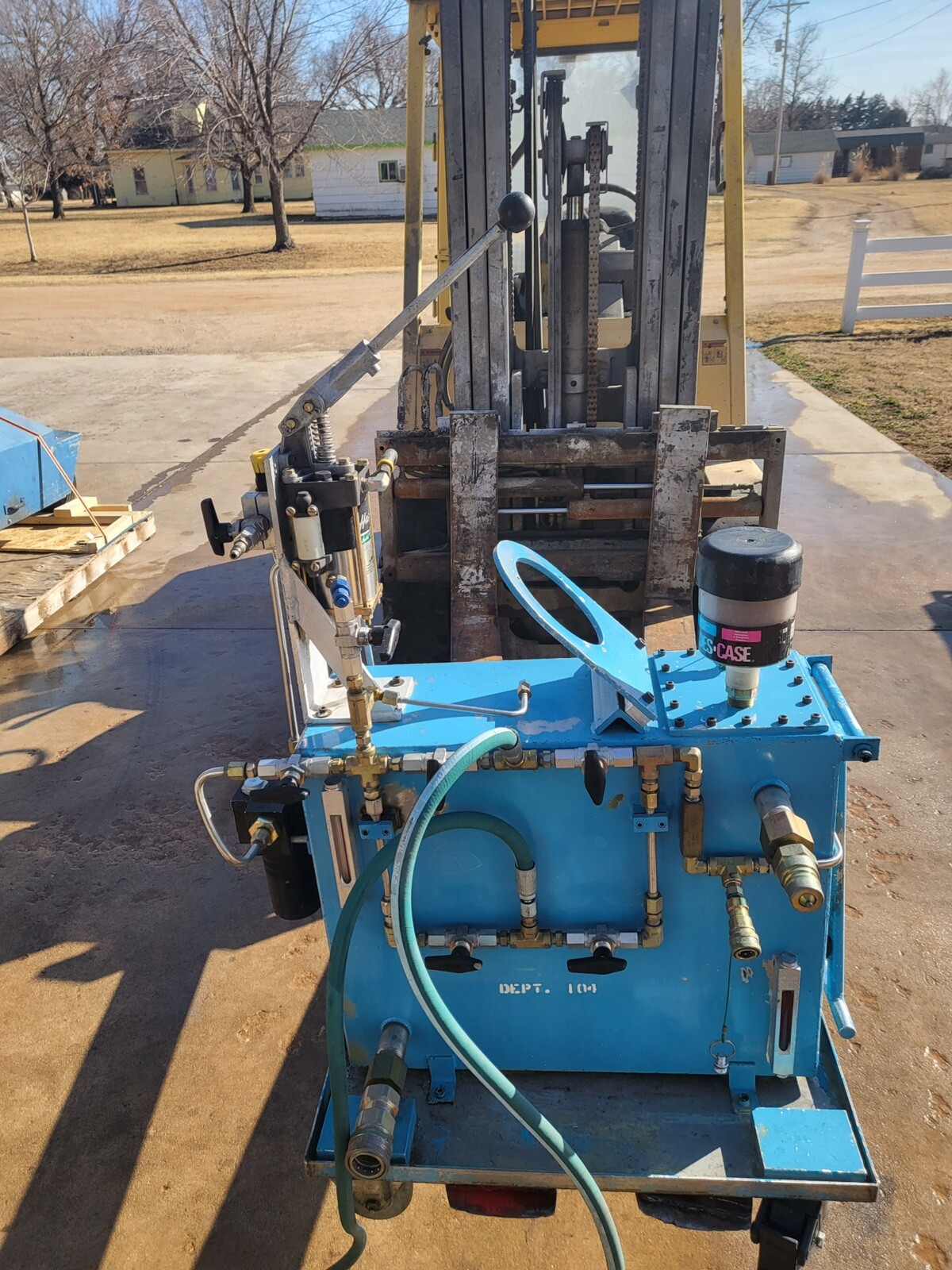 Mini Mule - aircraft hydraulic test cart air over hydraulic skydrol or ...