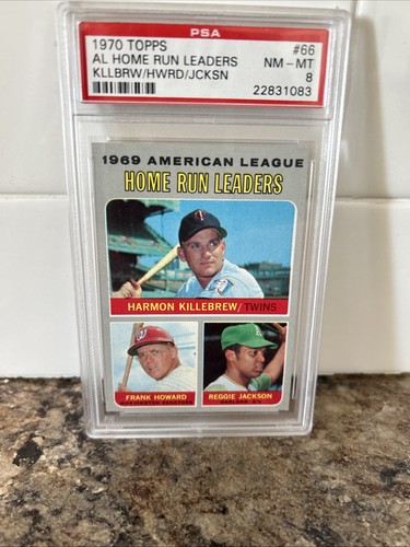 1970 Topps AL Home Run Leaders Card #66 NM-MT PSA 8 | eBay