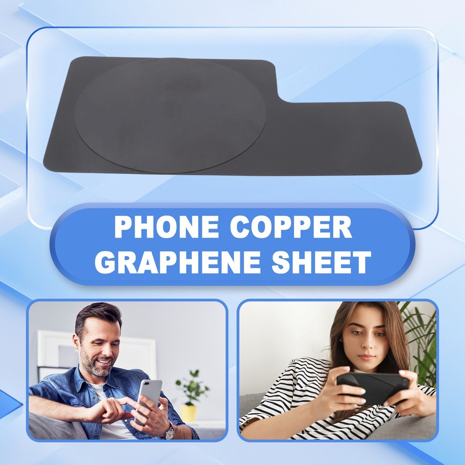2X(Mobile Phone Cooler Copper Graphene Sheet Tablet Dissip Uniform ...