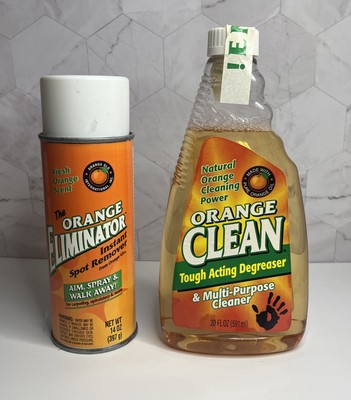 BUNDLE ORANGE CLEAN By Orange Glo Tough Acting Degreaser & Instant Spot ...