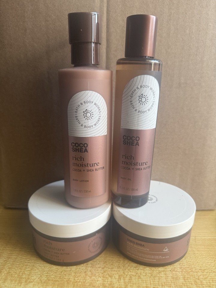 Bath & Body Works Coco Shea Shea Body Set (Lotion , Body Butter(2 ...