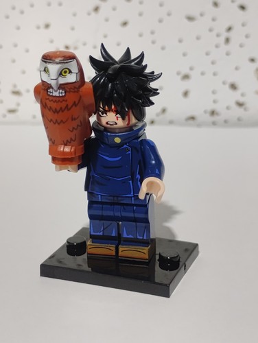 Custom Lego Megumi Fushiguro and Shikigami Owl-From Anime Serie Jujutsu ...