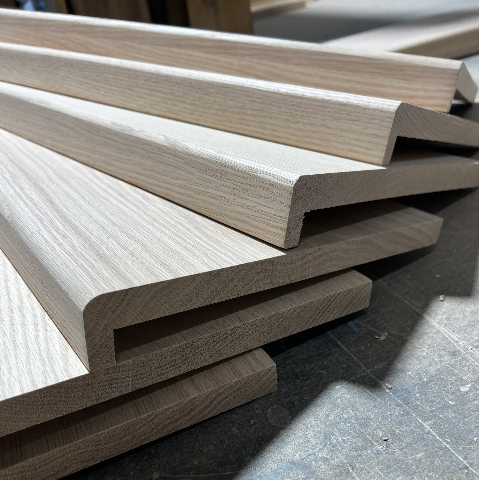 Solid Oak Stair Cladding And Riser Replacement 20x255x1000mm | eBay UK