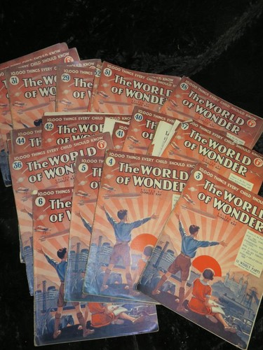 VINTAGE "The WORLD of WONDER" MAGAZINE 1st Series 1932/33 Selection ...