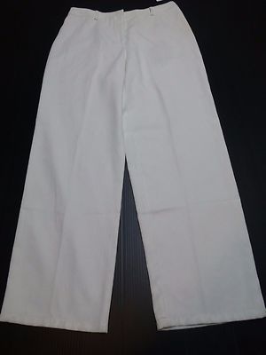 Emma James Pants Womens Size 14 Ivory Striped Weave Dress Pants New | eBay