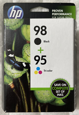 HP 98 95 Ink Cartridge Set CB327FN - C9364WN & C8766WN New Genuine OEM ...