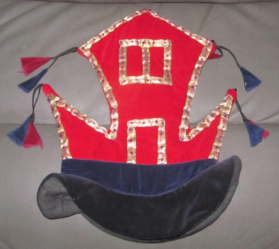 Black And Red Jester Hat