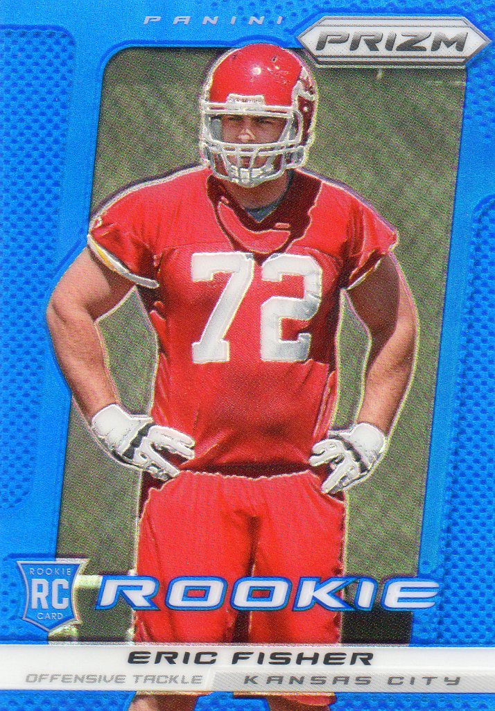 ERIC FISHER 2013 PRIZM BLUE PRIZMS ROOKIE CARD | eBay