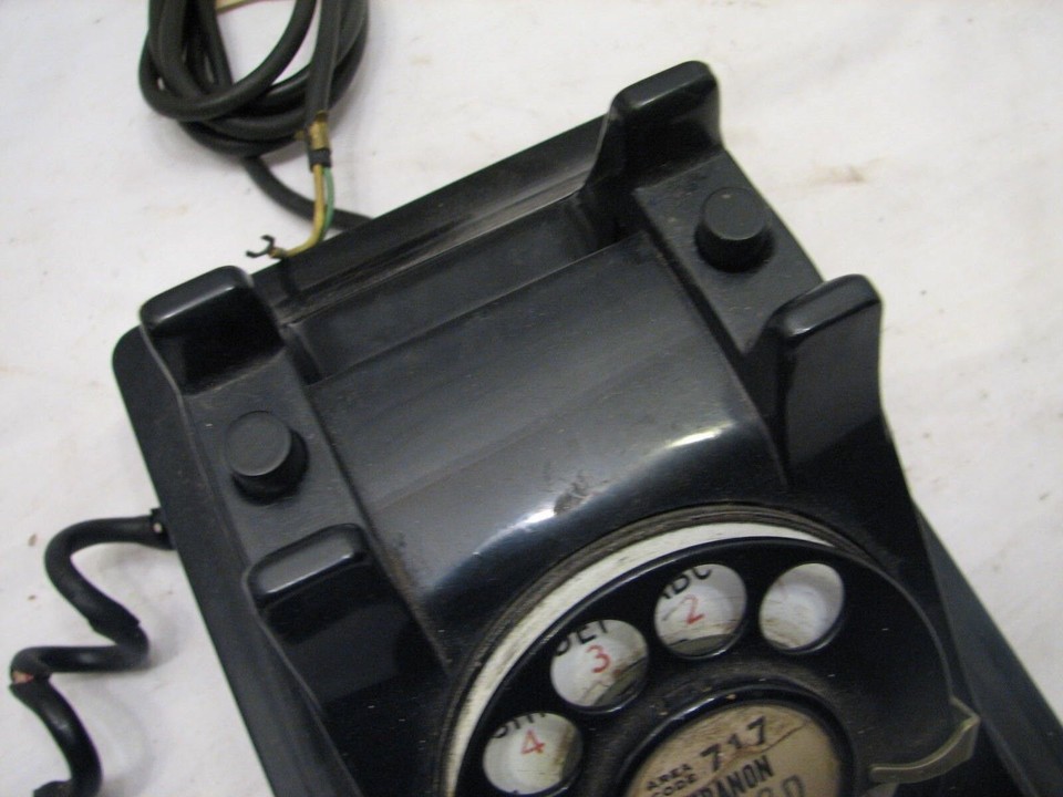 Bell System Western Electric Art Deco Rotary Phone Pyramid Desk ...