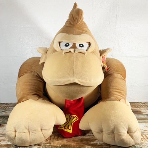 [New w/ Tags] 30" Jumbo Donkey Kong Plush - 2016 Super Mario Nintendo ...