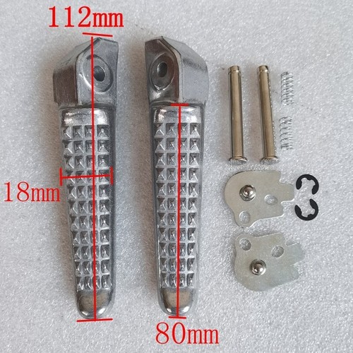 Rear Foot Pegs Footrests For Honda CBR300R 2015-2019 CBR500R 16-17 ...