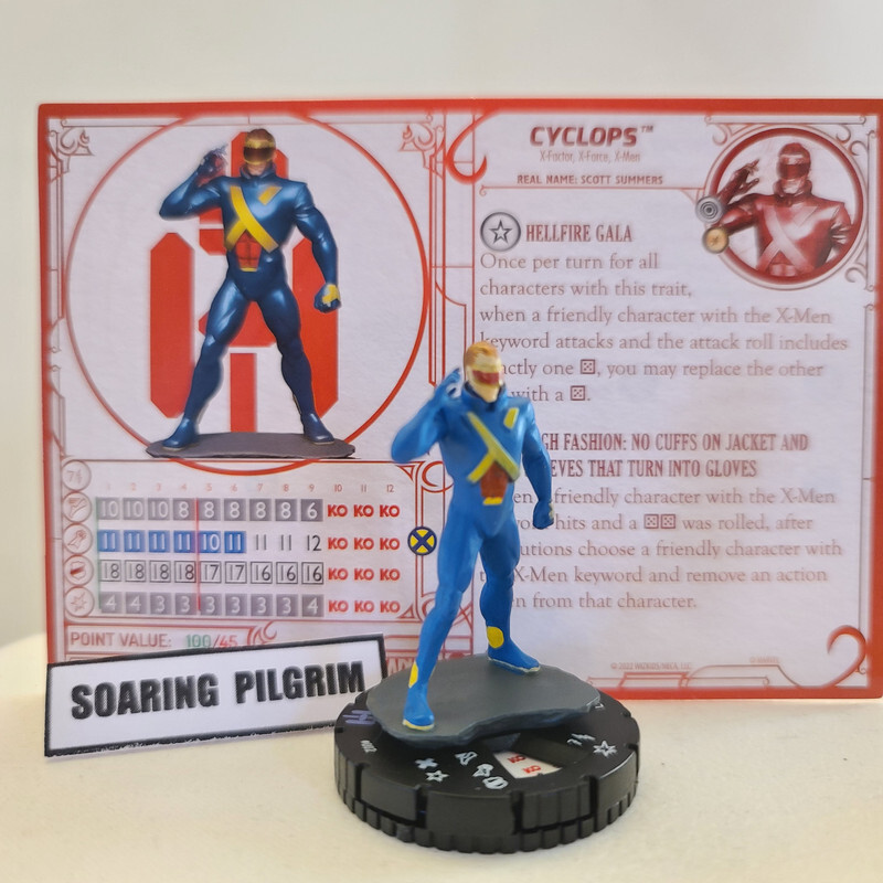 Marvel Heroclix CYCLOPS - HG002 Hellfire Gala Premium Collection Figure ...