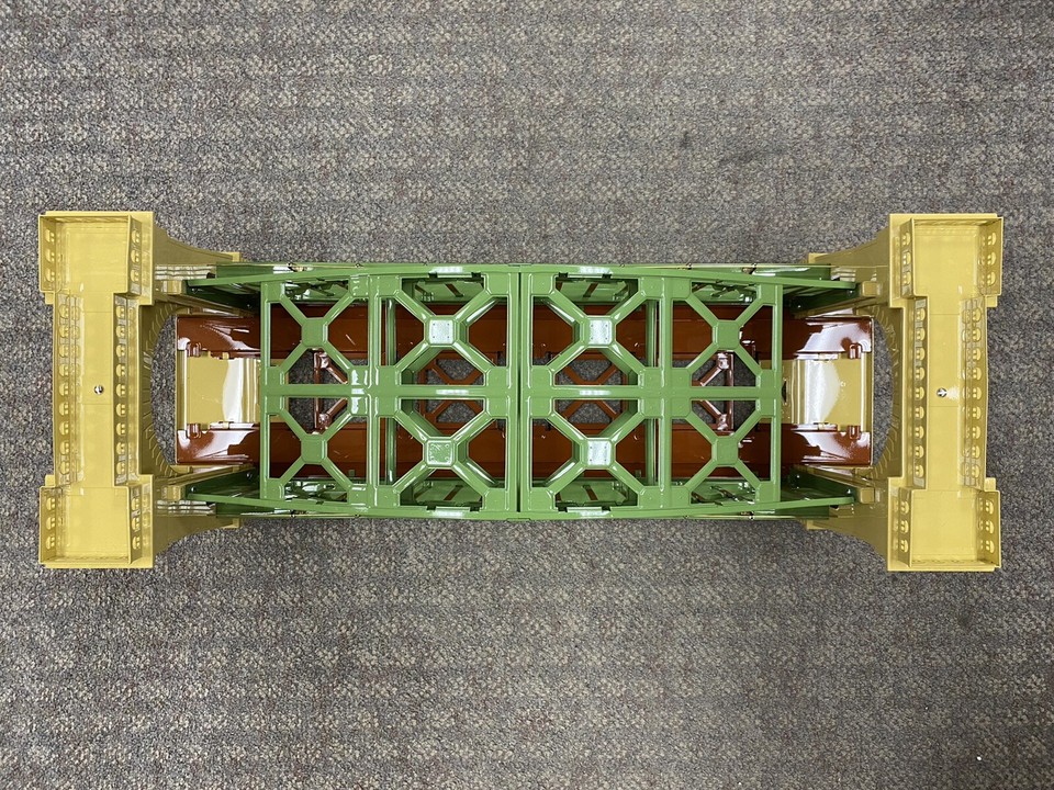 + MTH Standard / O Gauge Tinplate No. 300 Cream & Green Hellgate Bridge ...