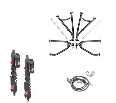 LSR Lone Star DC-4 Long Travel A-Arms Elka Stage 5 Front Shocks Kit ...