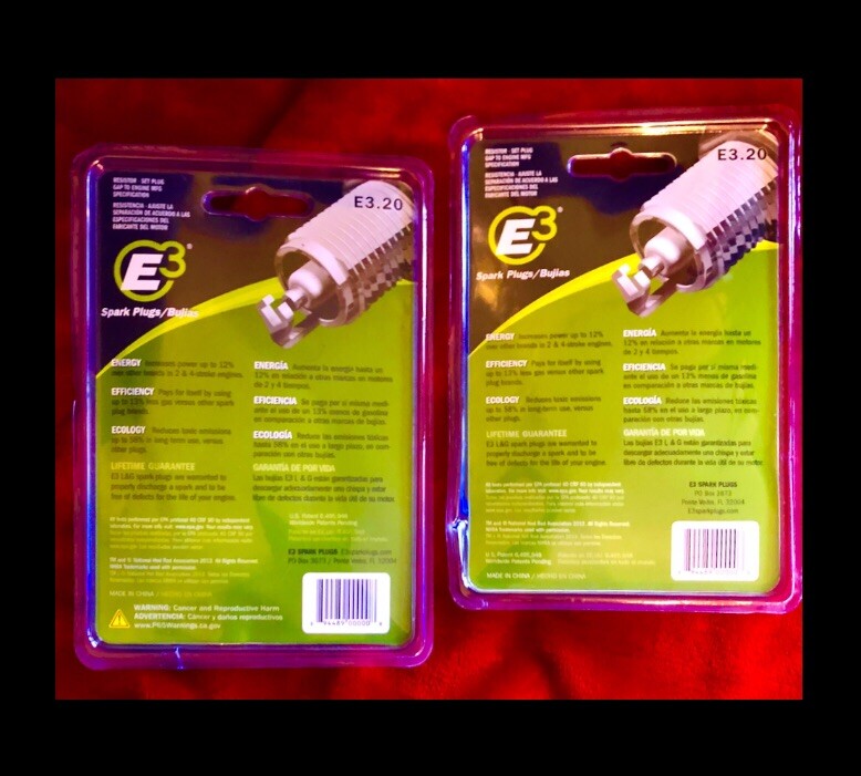 2 Pack: E3 Spark Plugs E3.20 Spark Plug Lawn And Garden DiamondFIRE Technology | eBay